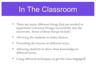Universal design ppt | PPT