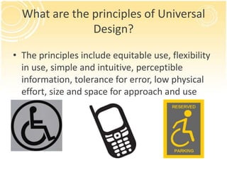 Universal design and education | PPTX