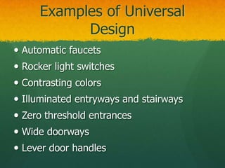 Universal design april_2011 | PPT
