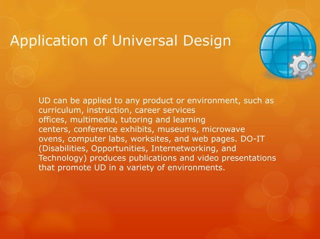 Universal design for learners | PPT