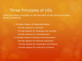 Universal design for learners | PPTX | Special Education | Education