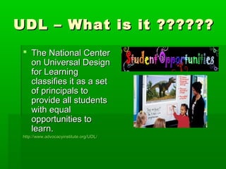 UDL Presentation | PPT