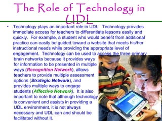 Universal design for learning | PPT