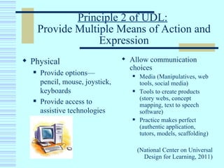 Universal design for learning | PPT