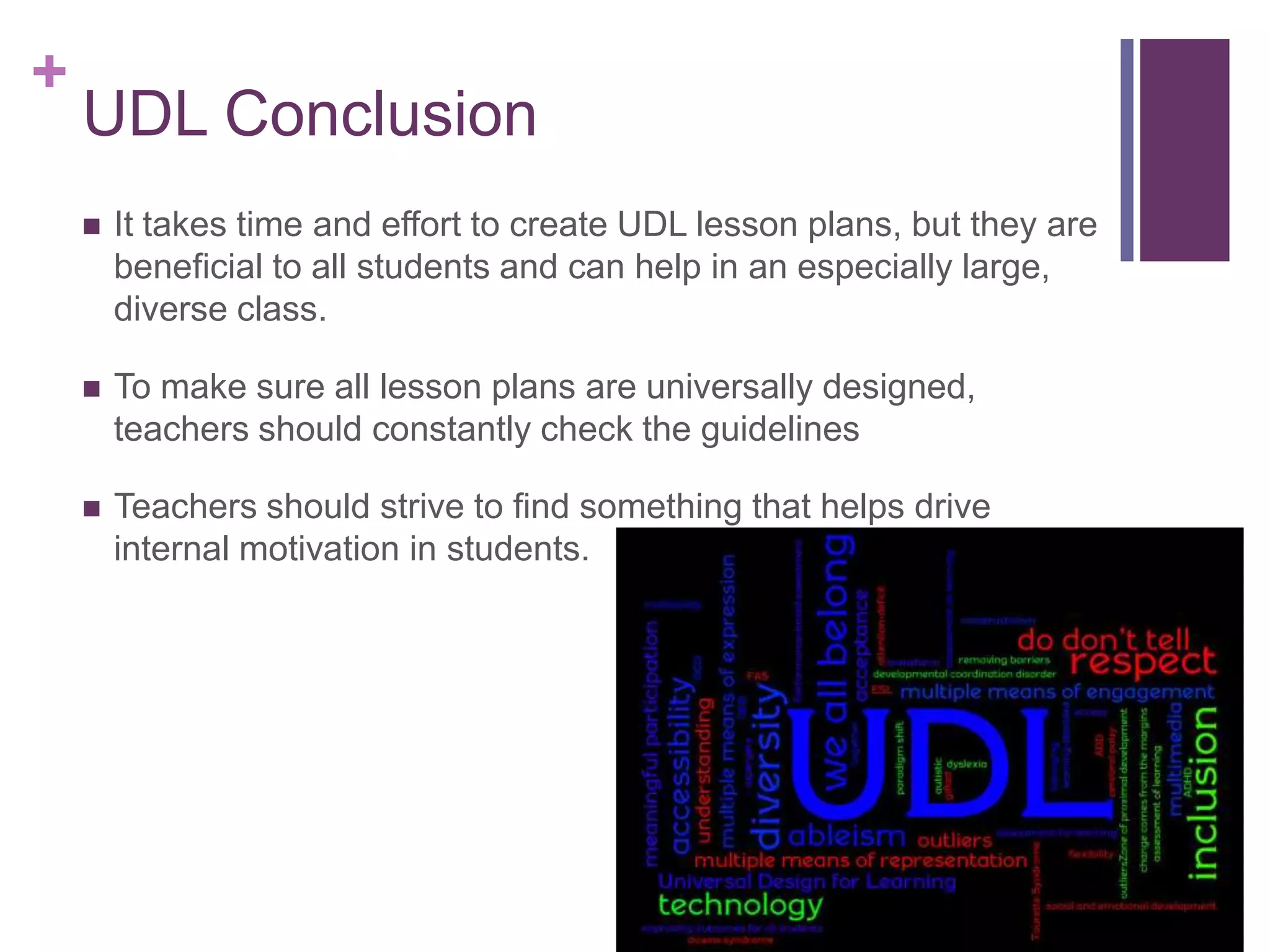 Universal design for learning | PPTX