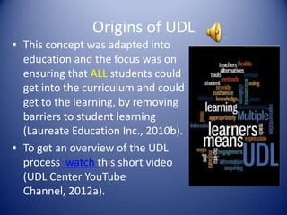 Universal Design for Learning | PPTX