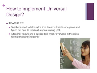 Universal Design for Learning | PPT