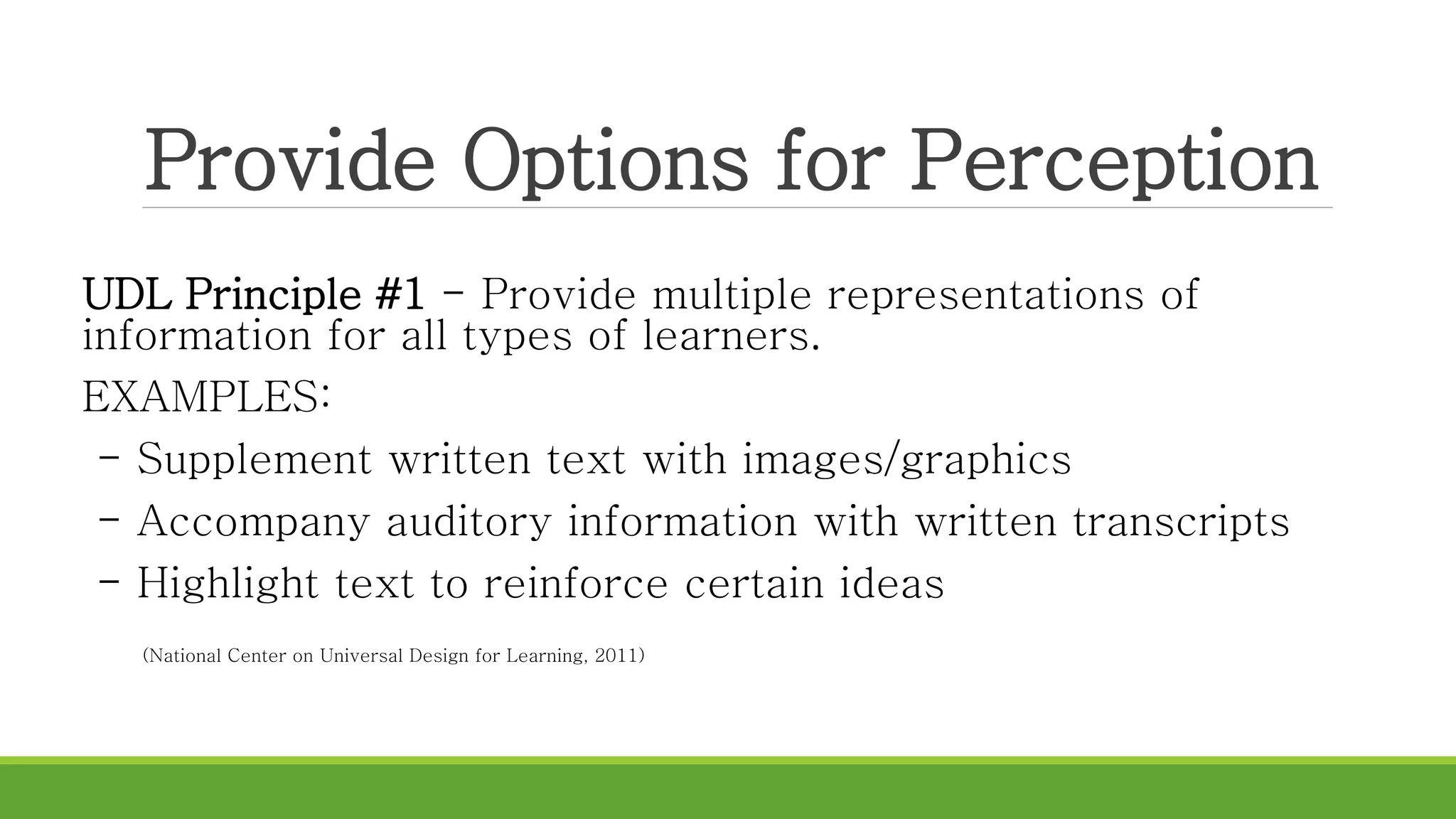 Universal design for learning | PPTX