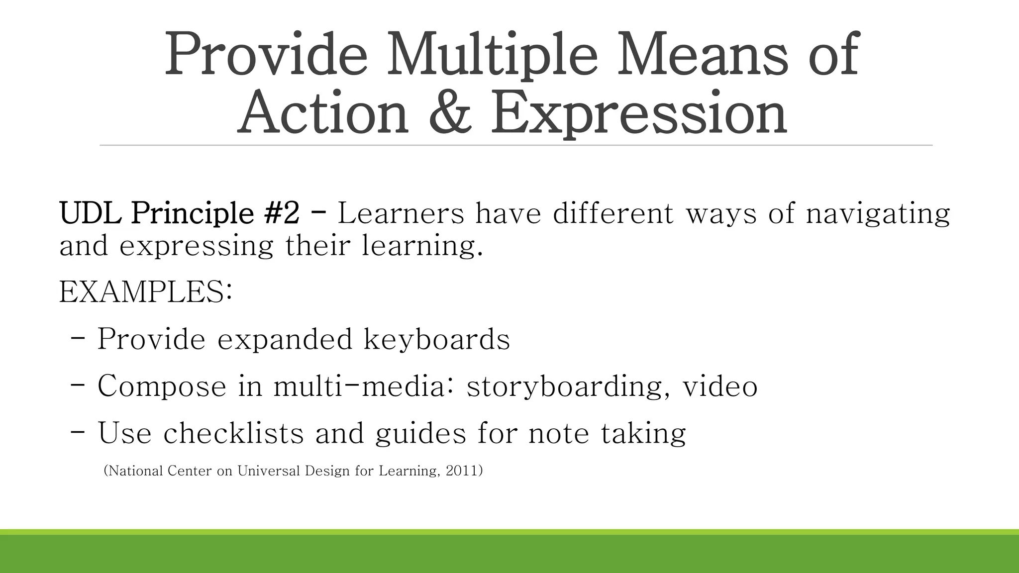 Universal design for learning | PPTX