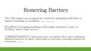 Universal design for learning | PPTX