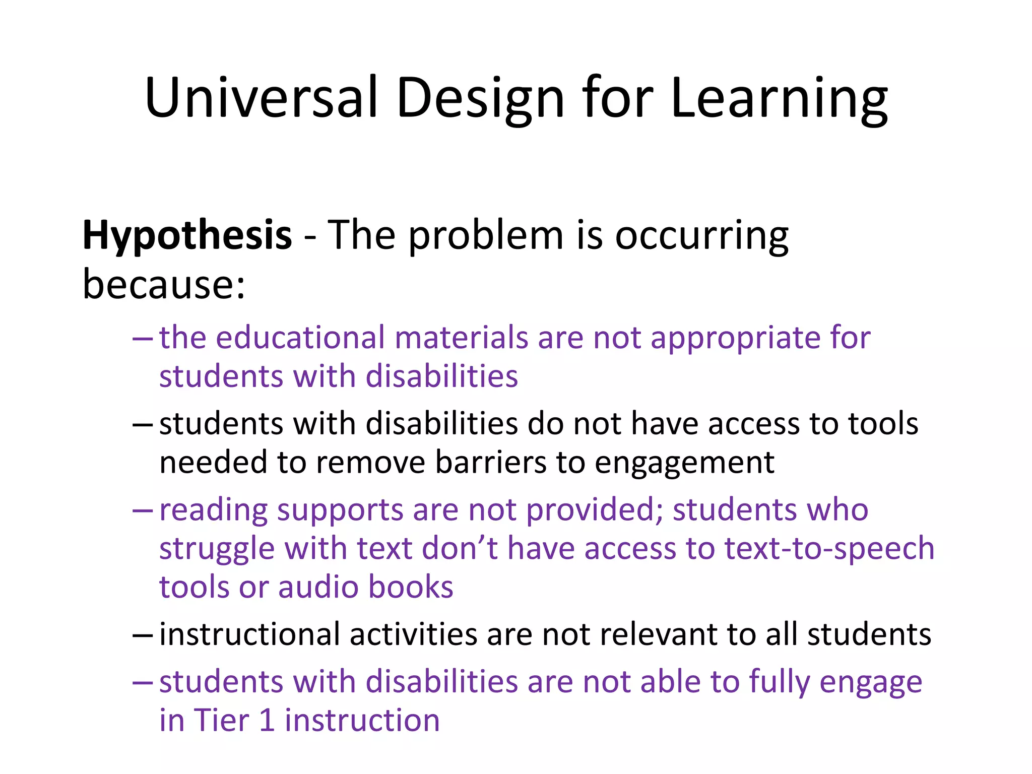 Universal Design for Learning | PPTX