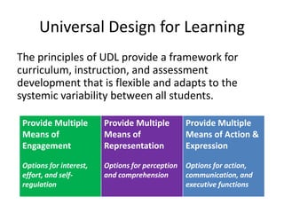 Universal Design for Learning | PPTX