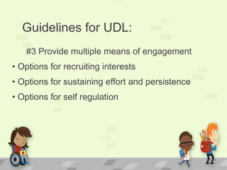 Universal design for learning final | PPTX