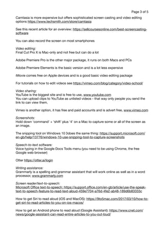 Universal Design for learning (UDL) resources and reading list | PDF