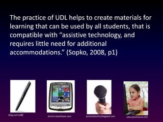 Universal design for learning (udl) | PPT