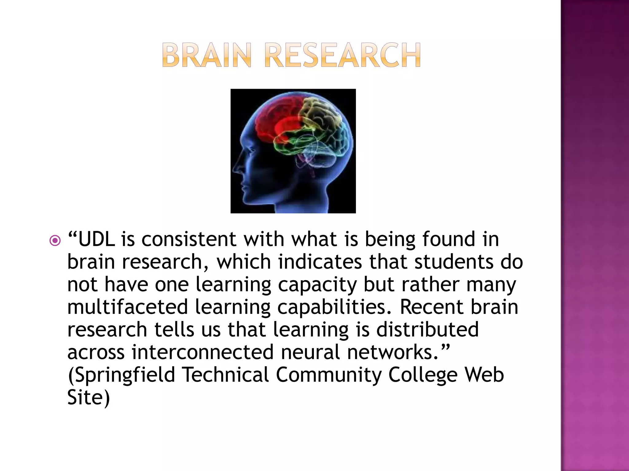 Universal design for learning (udl) | PPTX