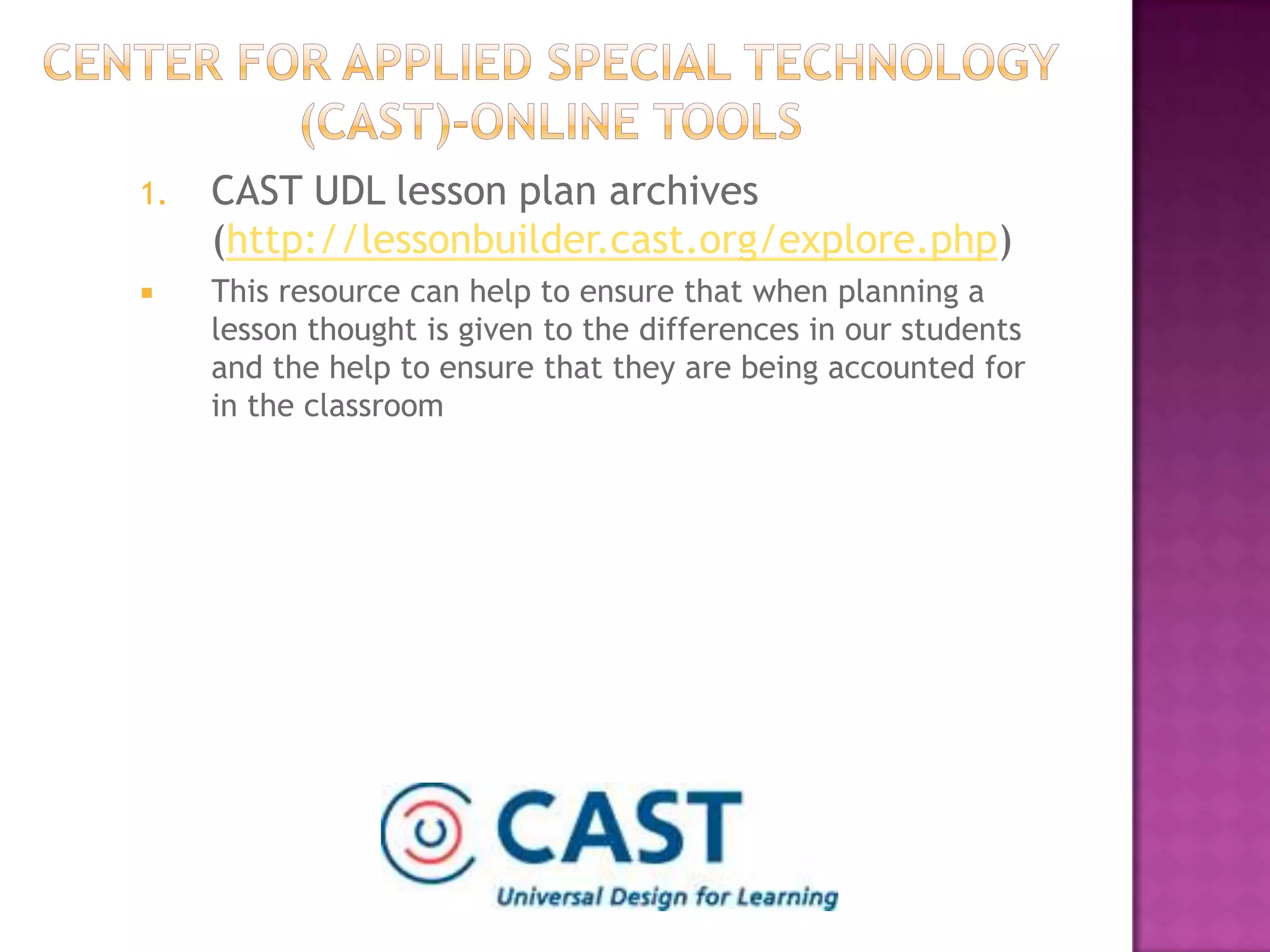 Universal design for learning (udl) | PPTX