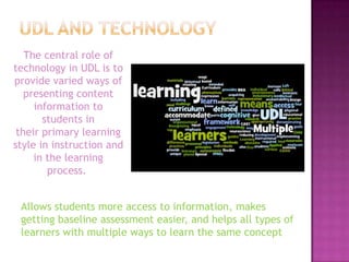Universal design for learning (udl) | PPTX