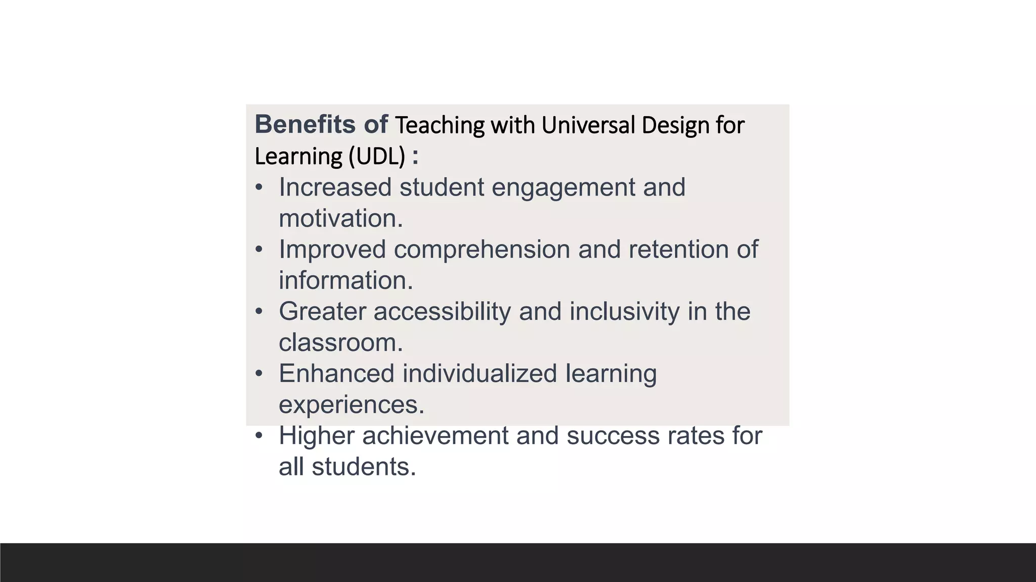 Universal Design for Learning (Inclusive Education)(UDL).pptx