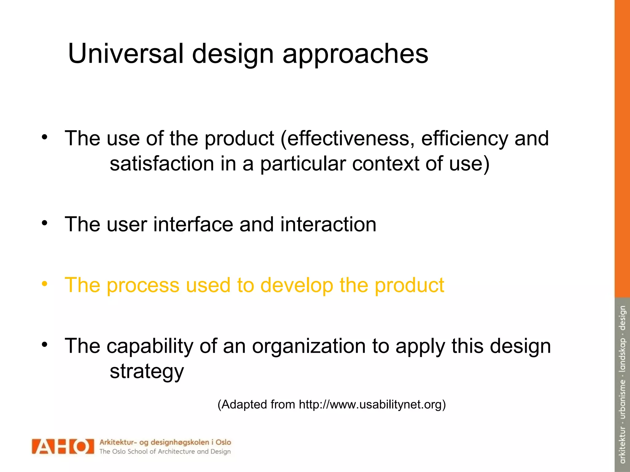 Universal Design (UD) - And Introduction | PPT