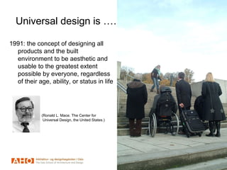 Universal Design (UD) - And Introduction | PPT