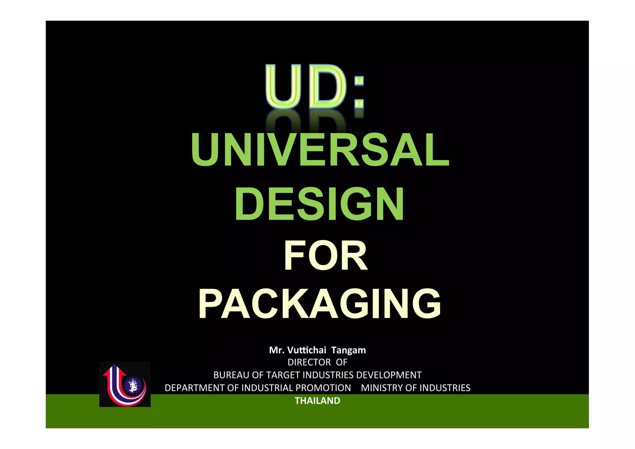 Universal design packaging 2012 | PDF