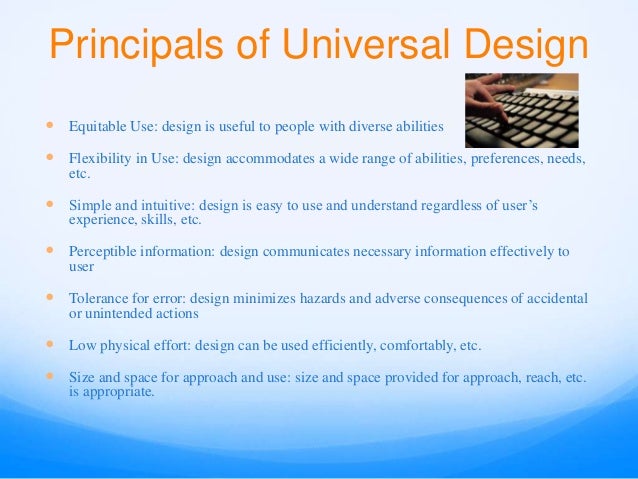 Universal design presentation