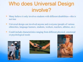 Universal design presentation | PPTX