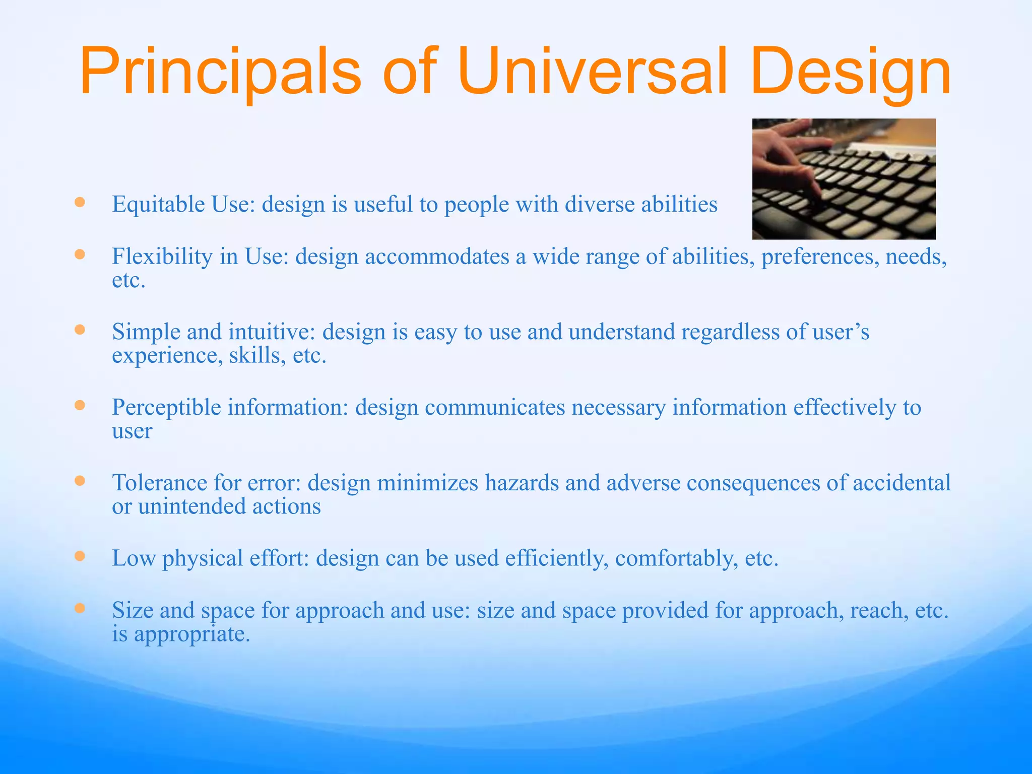 Universal design presentation | PPTX