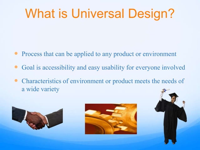 Universal design presentation | PPT