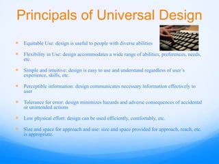 Universal design presentation | PPT