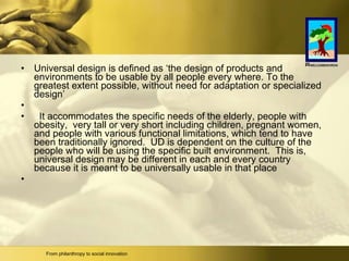 Universal design presentation of itc welcomgroup | PPT