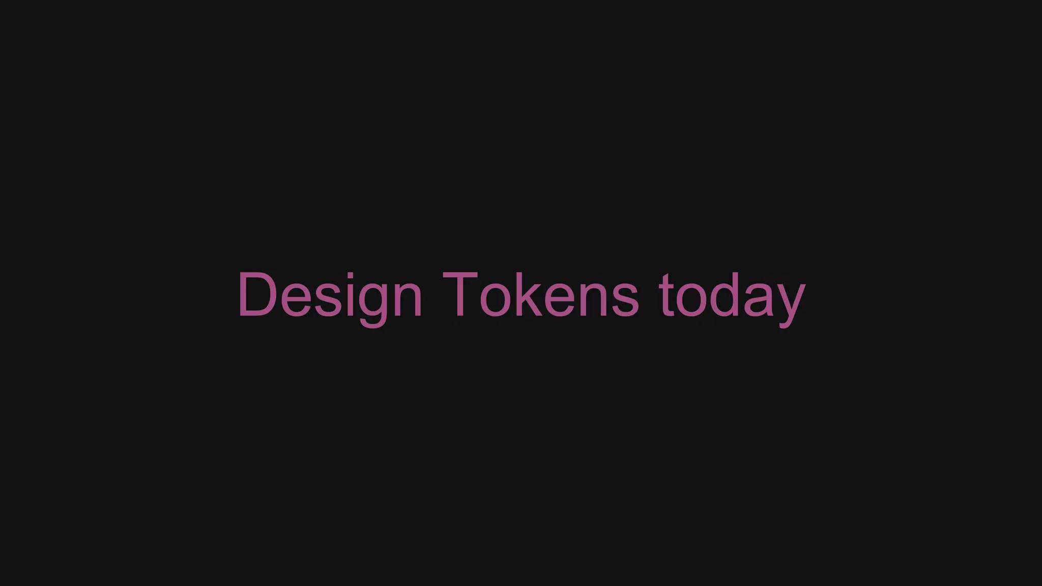 Universal Design Tokens | PPTX