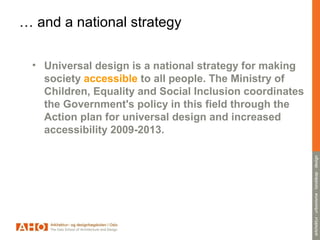 Universal Design (w/ architectural examples) | PPT