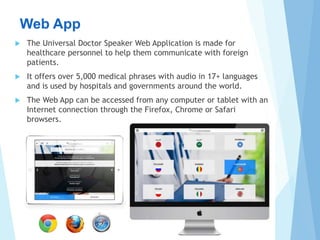 Universal Doctor Speaker Product Presentation | PPTX