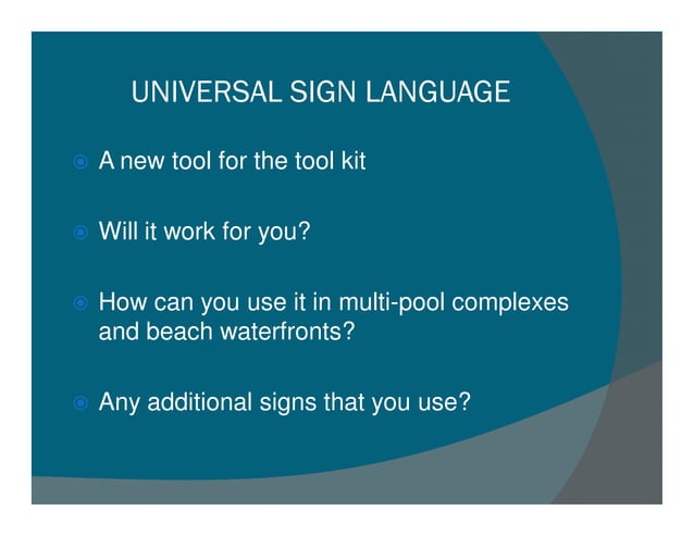 Universal Emergency Handsignals | PDF