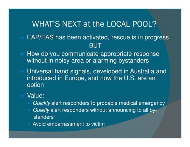 Universal Emergency Handsignals | PDF