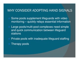 Lifeguard Whistle Signals