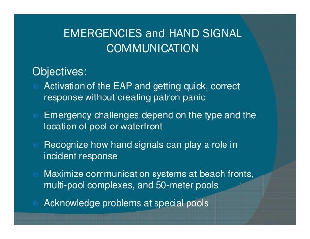Universal Emergency Handsignals