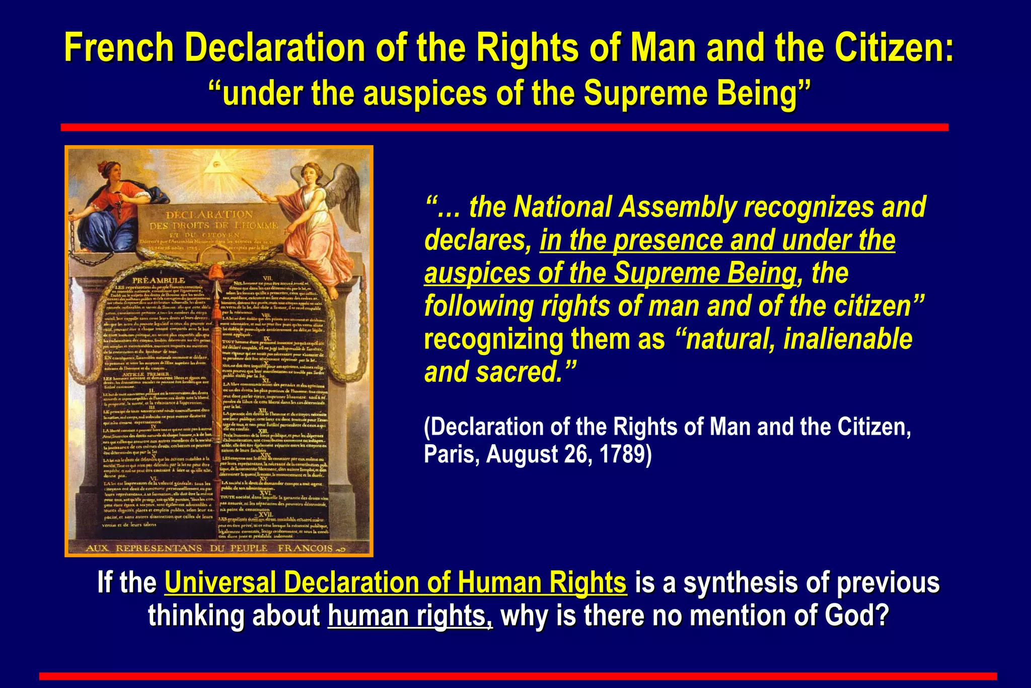 Universal Ethical Principles as Foundations of Human Rights | PPT