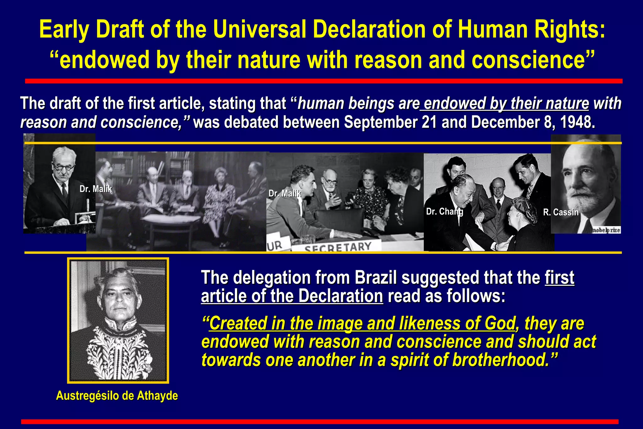 Universal Ethical Principles as Foundations for Human Rights | PPT