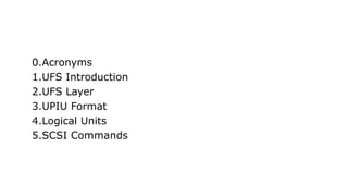 Universal flash storage | PPTX