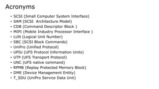 Universal flash storage | PPTX