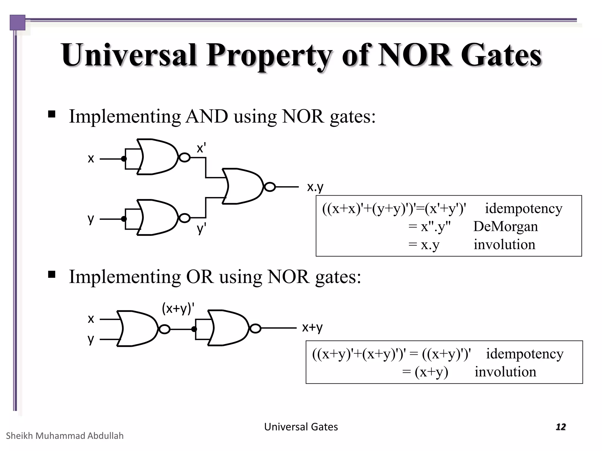 Universal gate BY Abdullah | PPTX