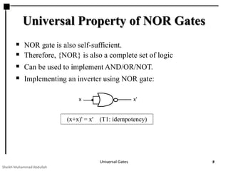 Universal gate BY Abdullah | PPTX
