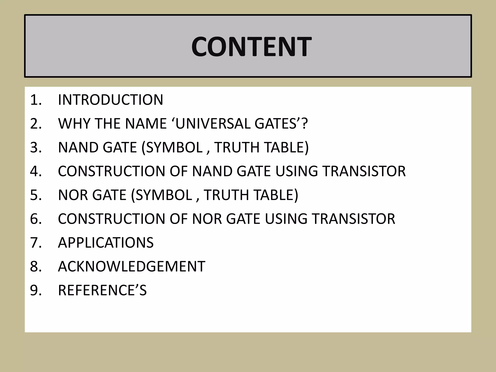 Universal gates ppt jatin 1_st_sem[1] | PPTX