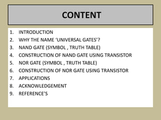 Universal gates ppt jatin 1_st_sem[1] | PPTX