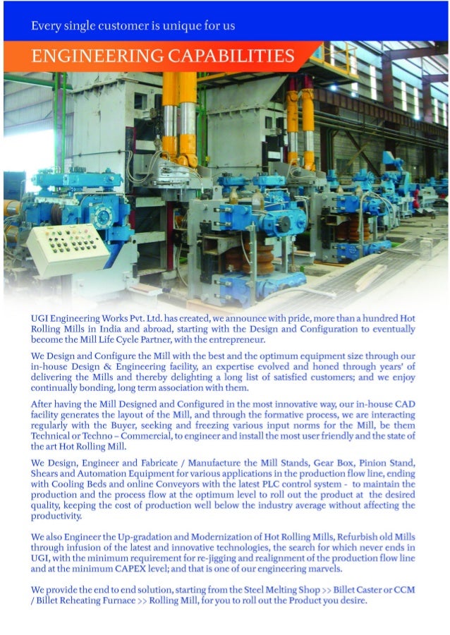 UGI Engineering Works Pvt. Ltd., Kolkata,, Slit Rolling Technology