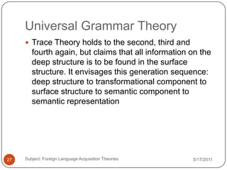 Universal grammar | PPTX