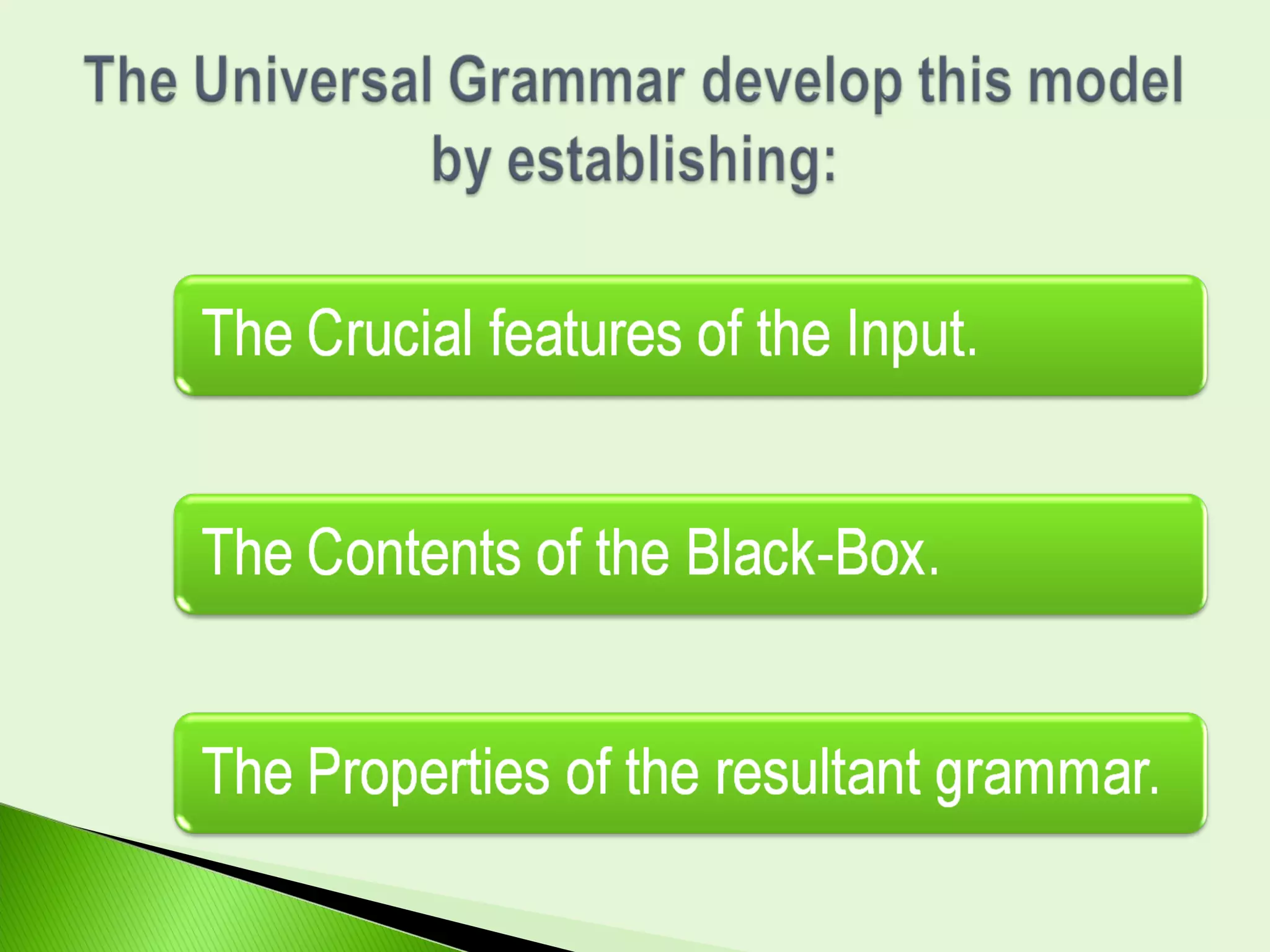 Universal grammar | PPT